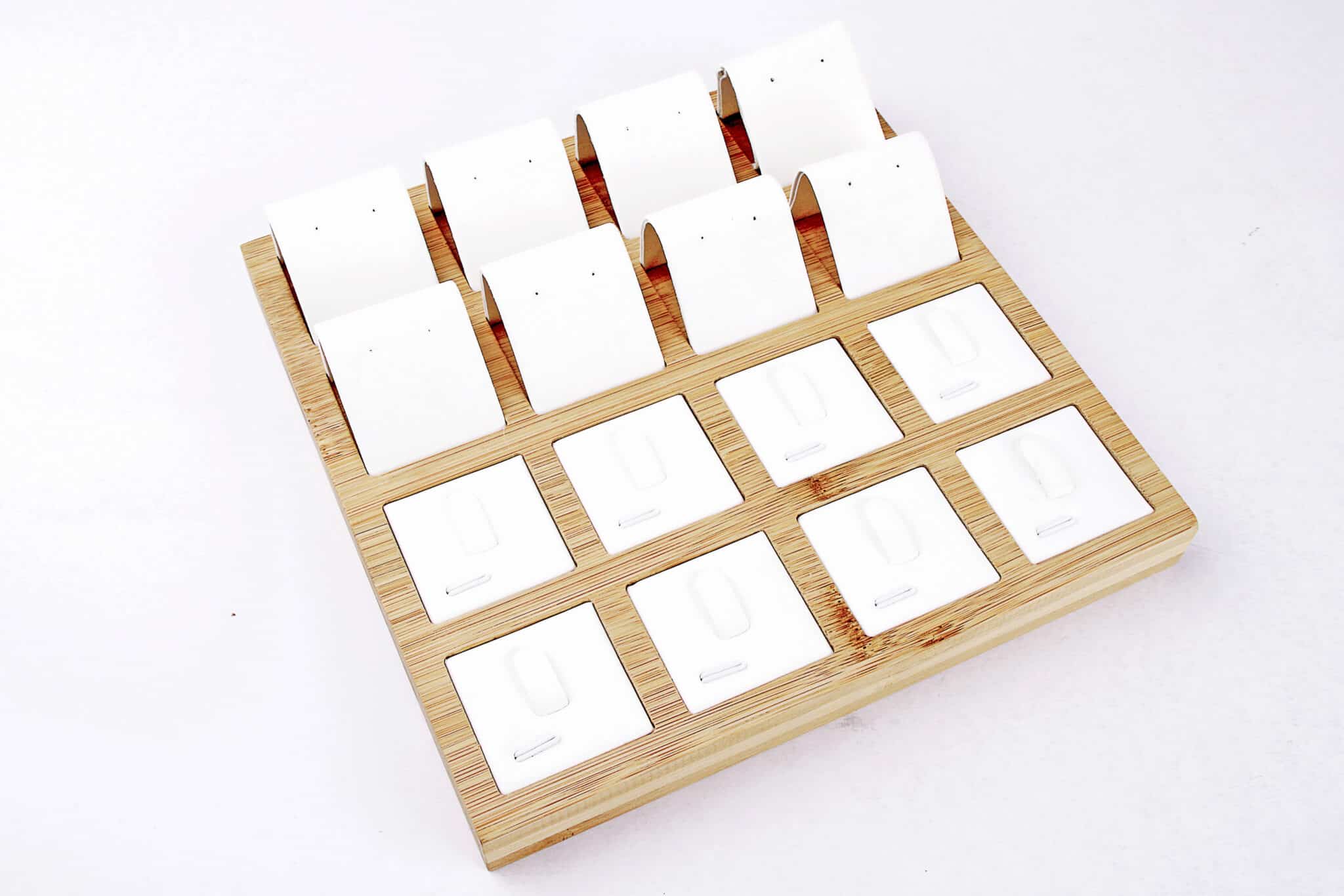 Bamboo Jewelry Set Stands - Jewelry Packaging Factory In China